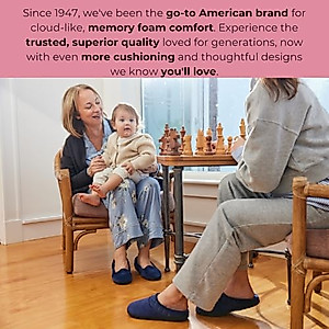 Dearfoams Women's Indoor/Outdoor Memory Foam Darcy Microfiber Velour Clog, Wide Widths Slipper, Smokey Purple, 9-10