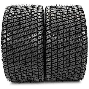 TRIBLE SIX 2 pcs Lawn Garden Mower Tractor Turf Tires - ST24x12x12 6 PR