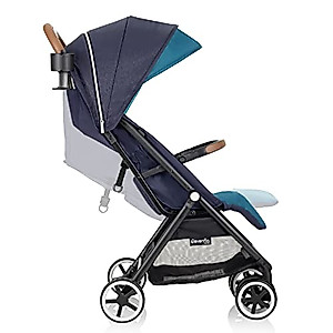 Evenflo Gold Otto Self-Folding Lightweight Travel Stroller (Sapphire Blue)