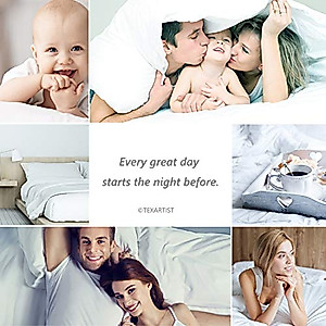 TEXARTIST California King Mattress Pad Cooling Quilted Mattress Cover Cotton Pillow Top Mattress Protector Fitted 8-21” Deep Pocket Breathable Soft Mattress Topper