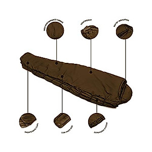 Snugpak Softie Elite 3 Sleeping Bag, 23 Degree, Expanda Panel System for Extra Space, Coyote