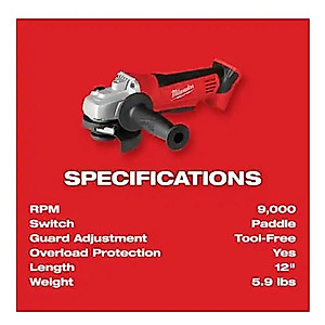 New Milwaukee 2680-20 M18 18 Volt 4 1/2" Cut-off Grinder Cordless New In Box