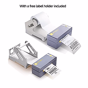 OFFNOVA Thermal Label Printer, 200mm/s High Speed 4” x 6” Shipping Label Printer for Packages, Compatible with Amazon, Ebay, Etsy, Shopify and FedEx, Support Multiple Systems