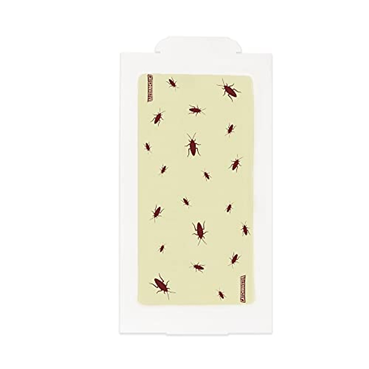 Cockroach Glue Trap by Catchmaster - 6 Count, Ready to Use Indoors. Spider Scorpion Insect Bug Trap Sticky Adhesive Long-Lasting Print Design Fold-able Poison-Free Non-Toxic - Made in The USA