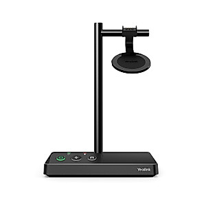 Yealink WH62 Duo UC Wireless Noise Canceling Headset - Headset Connects and Works with USB Enabled Desk Phones, Computers and Softphones.