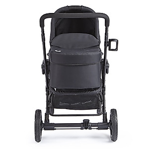 Contours Bassinet Accessory for Contours Options, Contours Options Elite, Contours Curve Tandem Double Strollers ONLY, Black
