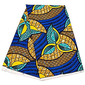 African Fabric 6 Yard Ankara Fabric Tribal Print Fabric Dashiki Print Wax Fabric 6466