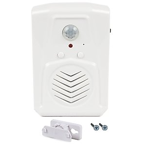 SierraTeck Motion Activated Voice Player - Recordable, Built-in Microphone – Independent Living, Point of Sale Advertising, Door Greeter, Entry Alert