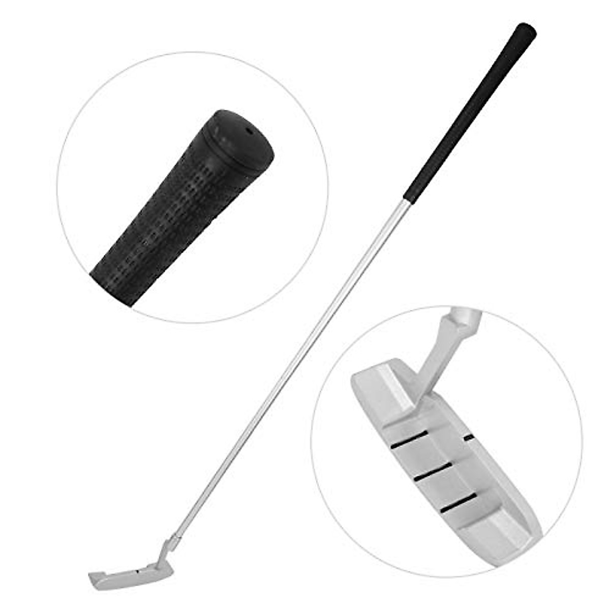 Solid Golf Putter Golf Club,with Rubber Grip,for Golf Training