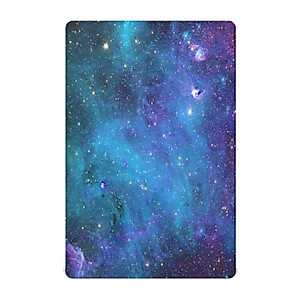 Kigai Galaxy Star Stretchy Fitted Crib Sheets Soft and Breathable Portable Crib Mattress Topper for Boys and Girls 28x52 in