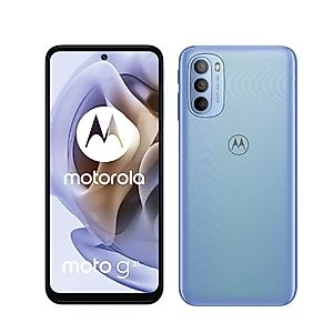 Motorola Moto G31 Dual-SIM 128GB ROM + 4GB RAM (GSM Only | No CDMA) Factory Unlocked 4G/LTE Smartphone (Baby Blue) - International Version