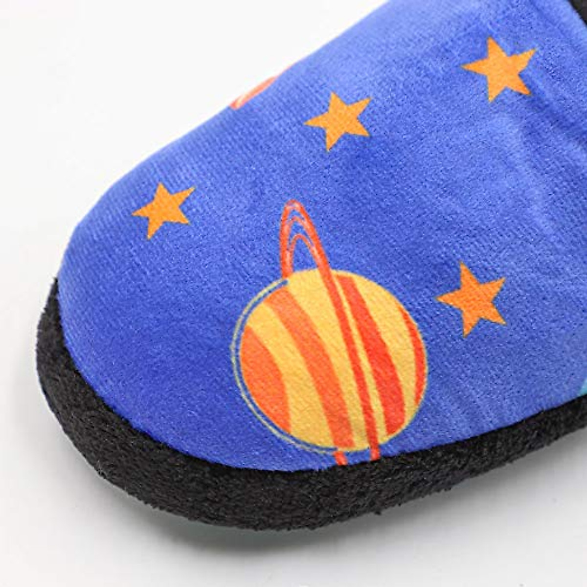 Boys Home Slippers Kids Warm Bedroom Slippers Fur Lined Winter Indoor Shoes (Toddler/Little Kid/Big Kid)