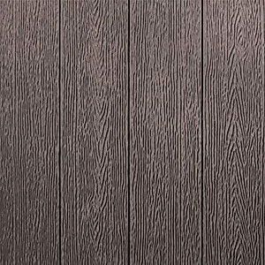 Plastic Development Group 105 Gallon Weatherproof Resin Outdoor Patio Storage Deck Box with Secure Lid Retainer Straps, Driftwood Gray