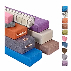 Custom Size Bed Gap Filler, Thick Mattress Extender, Personalised Size Bed Mattress Filler Wedge Close The Gap Between Headboard or Wall for Single/Double/King Bed, Removable and Washable Cover