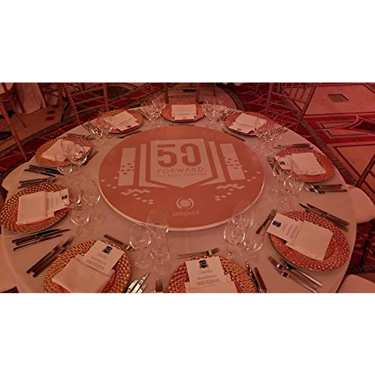 36" Large Lazy Susan for 72" Dining Table