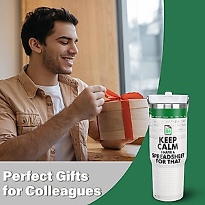 thmasamwr 30oz Excel Tumbler, Spreadsheet Coffee Mug, Relax I Have A Spreadsheet For That Mug for Accountant, CPA, Coworker, Funny Spreadsheet Excel Gifts for Men Women