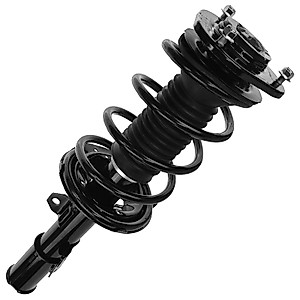 TRQ Front and Rear Suspension Kit Complete Strut & Coil Spring Assembly Sway Bar Stabilizer Link Compatible with 2005-2010 Scion tC