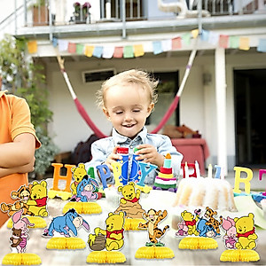 AOLDHYY nnie Pooh Baby Shower Decorations Party Tab