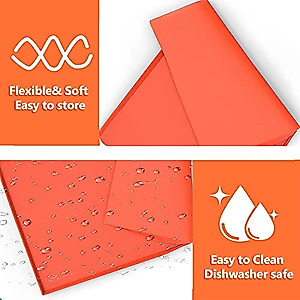 Yaslayp Silicone Griddle Mat Cover for Blackstone Griddle,Blackstone 28" Food Grade Silicone Griddle Mat Cover-Protect Your Griddle BBQ Grill Protective Cover (28 Inch Cover)