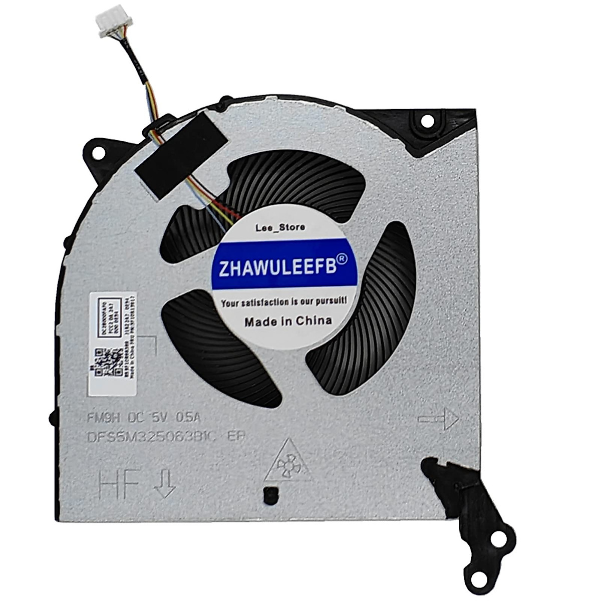 ZHAWULEEFB Replacement New Laptop CPU+GPU Cooling Fan for Lenovo Legion 5-15IMH05H R7000 Y7000 (2020) Y550-15E DC28000FCF2 FM9J DFS5K323161A1C FM9H DFS5M325063B1C DC28000FAF0 DC 5V 0.5A Fan