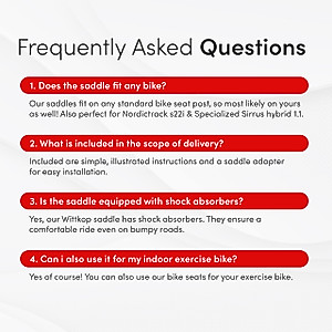 Wittkop Bike Seat, Waterproof Bicycle Saddle for Comfort, Mountain & Road Biking, Wide Bike Seats for Men & Women, BMX, MTB, Bike Seat Comfort, Waterproof Bike Saddle with Innovative 5-Zone-Concept