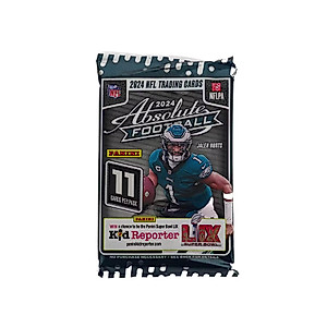 2024 Panini Absolute Football 6-Pack Blaster Trading Card Box (Jayden Daniels, Drake Maye, Bo Nix, Caleb Williams Possible Rookies)
