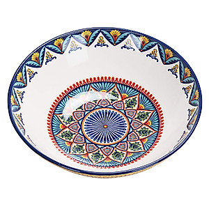 Bico Havana Ceramic 13 inch Serving Bowl, Microwave & Dishwasher Safe