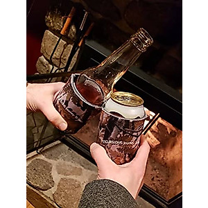 Fireplace Blow Poker Bundle with InstaFire Starter - All in one Fire Poker, Blow Poke, Rake Tool