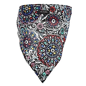 Vera Bradley Women's Cotton Pet Bandana, Stained Glass Medallion - Recycled Cotton, One Size