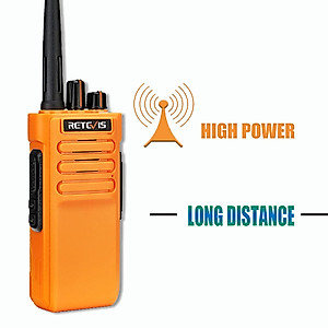 Retevis RT29 Walkie-Talkies Long Range for Adults, Strong Penetration Two Way Radios with 3200mAh Rechargeable, Professional 2 Way Radios Long Range for Hunting(3 Pack)