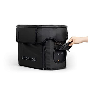 EF ECOFLOW DELTA Max (1600 & 2000) Protective Cover, Waterproof, Dustproof Cover, Velcro Easy Access Design for Outdoor or Indoor Use