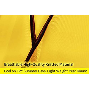 PeerBasics Pocket Safety Vest Bulk Pack Reflective High Visibility Men Women