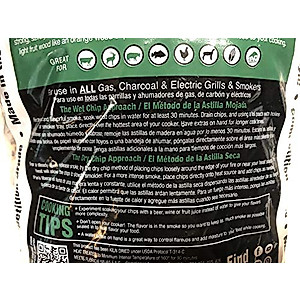 B&B Hickory Wood Smoking Chips - 100% Natural, Competition Grade Bundle - Pack of 2