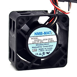 for NMB 404020mm 1608KL-05W-B39 4020 24V 0.07A/0.08A for Fanuc Fan Heatsink (0.08A)