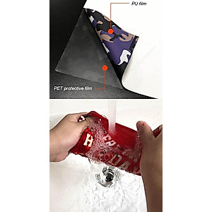 10"x40" Stretch Camouflage PU Heat Transfer Vinyl Roll Iron on Vinyl for Cricut & Other Cutting Machines-Vinyl HTV for Cricut Clothing T-Shirt, Easy to Cut & Weed for DIY Heat Vinyl Design