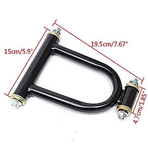 Front Suspension Swingarm Assembly, Diy Parts for Buggy Electric Atv Go Kart Bike (Us Stock)