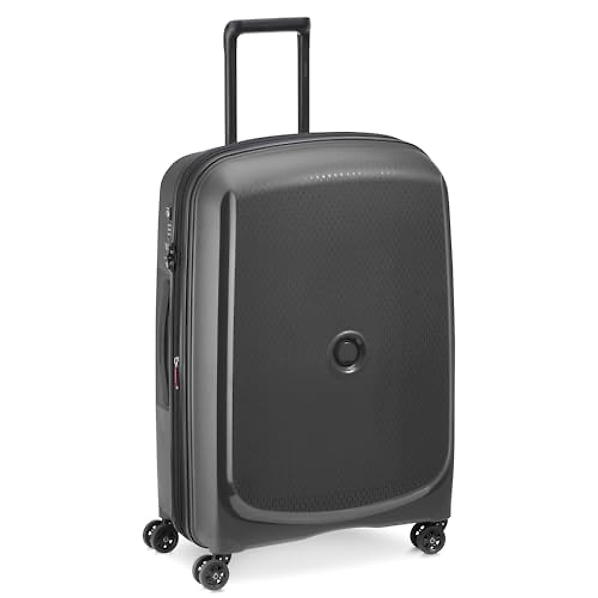 Delsey Paris Unisex Adult Expandable Suitcase, Black, M (71 cm-81 L + 8 L)