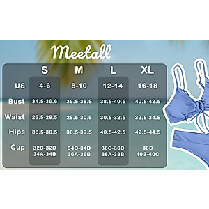 Meetall Sage Green High Cut Triangle Bikini Set Swimsuits for Women Sexy Cheeky String Brazilian Bathing Suits Two Piece Size M