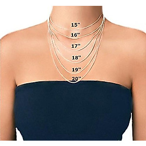 Happiness Serotonin Molecule Necklace With Gems For Women, Ideal Necklaces For Teacher, Professor, Chemistry Grad, And Science Jewelry Lovers (White)