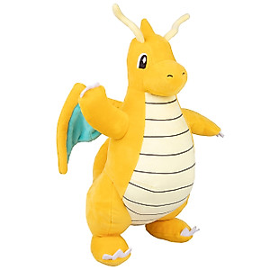Pokémon 12" Dragonite Plush - Officially Licensed - Generation 1 Dratini & Dragonair Evolution - Authentic Soft Stuffed Animal Toy - Easter Basket Stuffer Gift for Kids, Boys, Girls - 2+