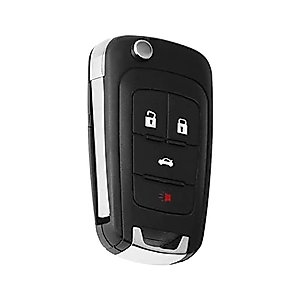 OCESTORE Car Key Fob Keyless Flip Entry Remote OHT01060512 4-btn Compatible with Allure Camaro Terrain Cruze Equinox Impala Lacrosse Regal Encore KR55WK50073