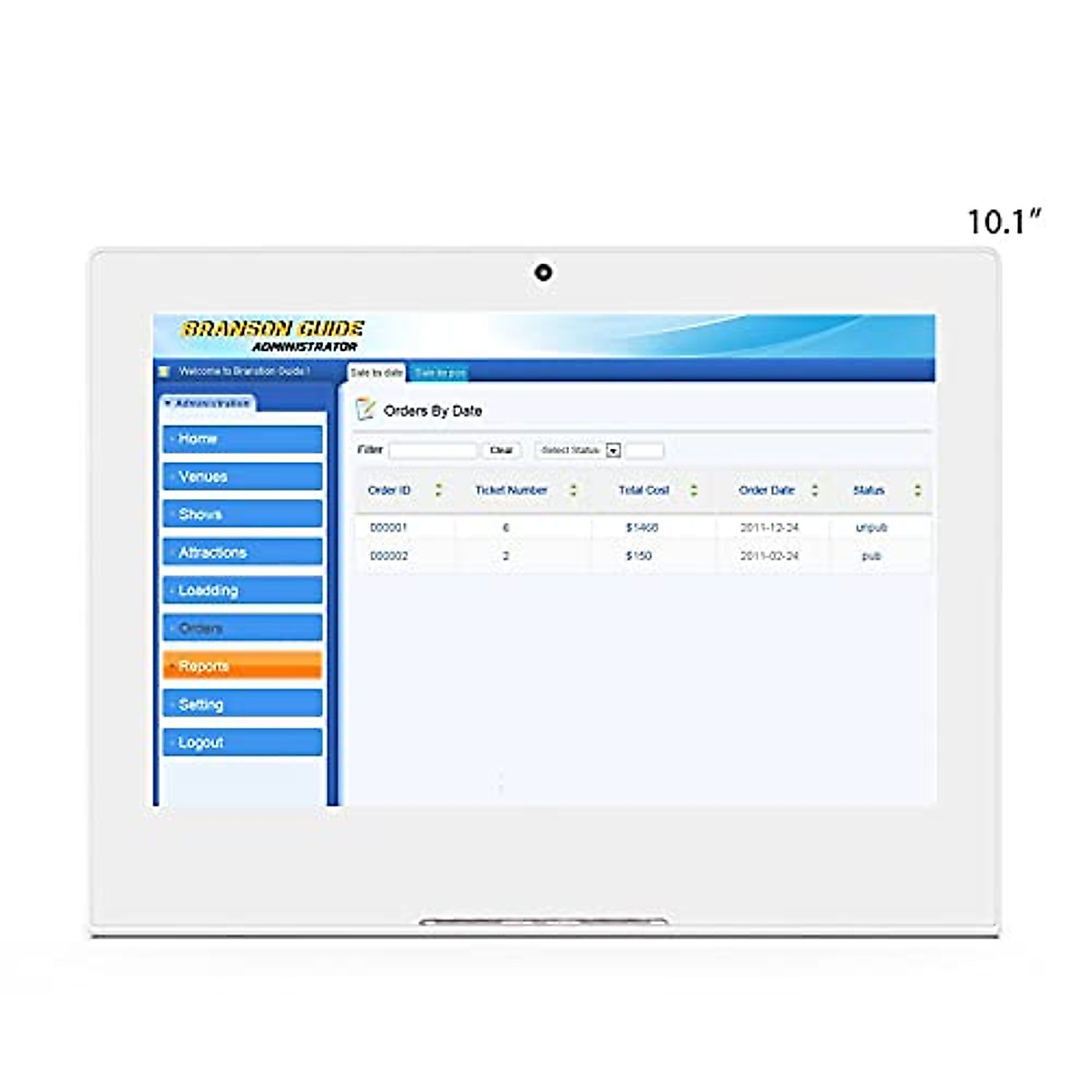 RAYPODO 10.1 inch L Shape Android 9.0 Tablet PC with RK3399 Chipset