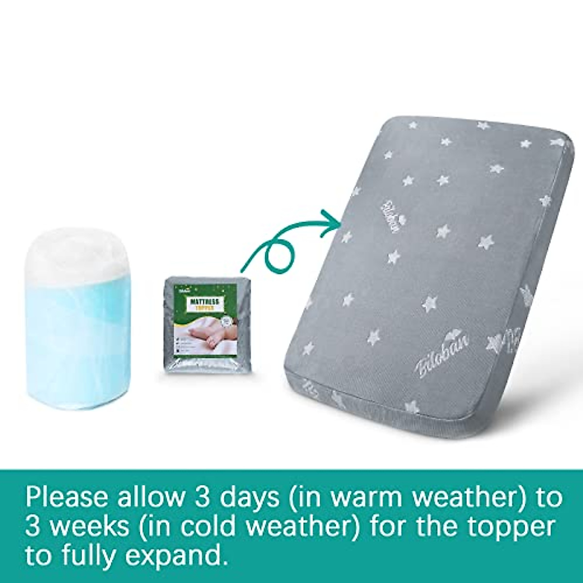 Waterproof Pack and Play Mattress Topper Fits for Graco & Baby Trend & Pamo Babe Playard, Bamboo Playard Mattress Pad for Toddlers, Soft Foam Playpen Mattress with Non-Slip Bottom, Dual Sided, Grey