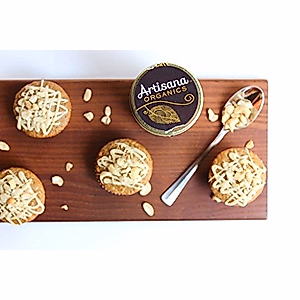 Artisana Organics Raw Cashew Butter - No Sugar Added, Vegan and Paleo Friendly, Non GMO, 14oz Jar