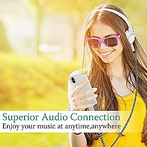 [Apple MFi Certified] iPhone AUX Cord for Car Stereo, Veetone 3FT Lightning to 3.5mm AUX Audio Nylon Braided Cable for iPhone 14 13 12 11 Pro Max/XS/XR/X 8/iPad/iPod to Speaker, Home Stereo, Headphone