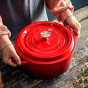 Dutch Oven Knob Stainless Steel Pot Lid Replacement Knob for Le Creuset, Aldi, Lodge, and Other Enameled Cast-Iron Dutch Oven (Frosted)