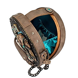 Mary Frances womens Ready to Ride Crossbody Horse Handbag Sling Bag, Multi, One Size US