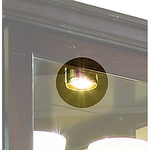 Pulaski Two Way Sliding Door Curio, 30 by 20 by 80-Inch, Chocolate Cherry II Finish, Dark Brown