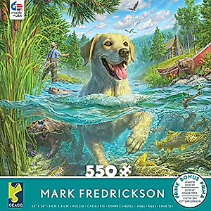 Ceaco - Mark Fredrickson - Lets Fish! - 550 Piece Jigsaw Puzzle