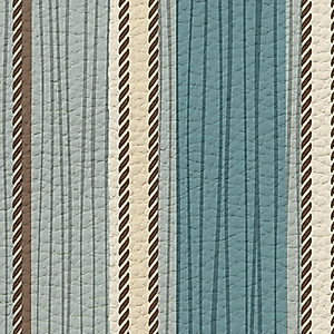 Teal Blue Green Striped Boho Antifatigue Kitchen Bath Door Mat Cushioned Runner Rug,Washable Welcome Floor Sink Mat,Antique Southwestern Native Pattern Tribal Non-Slip Comfort Standing Doormat,18"x30"